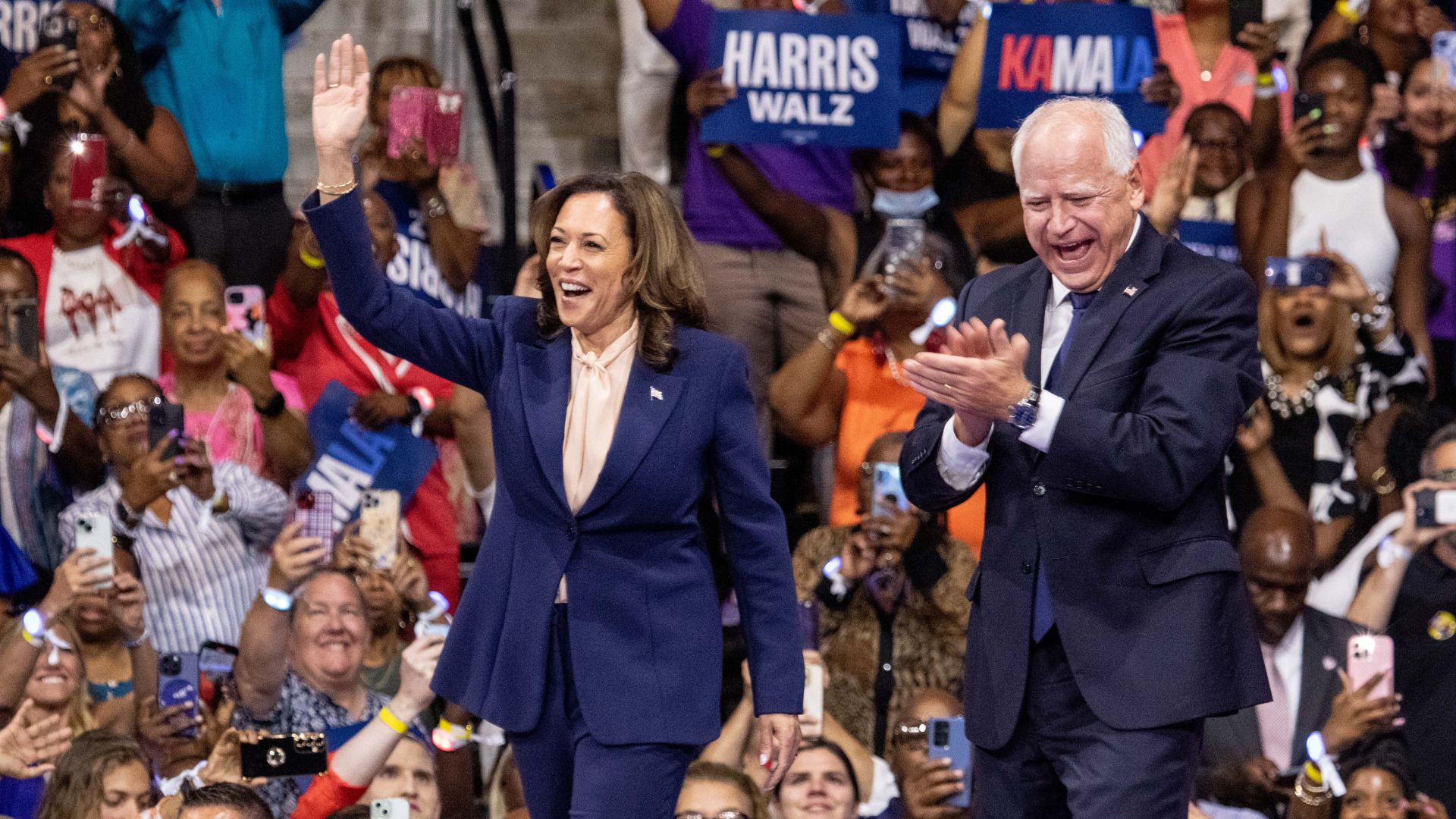 2024 DNC Day One – Tim Walz Surprises Chicago AAPI Caucus Meeting ...